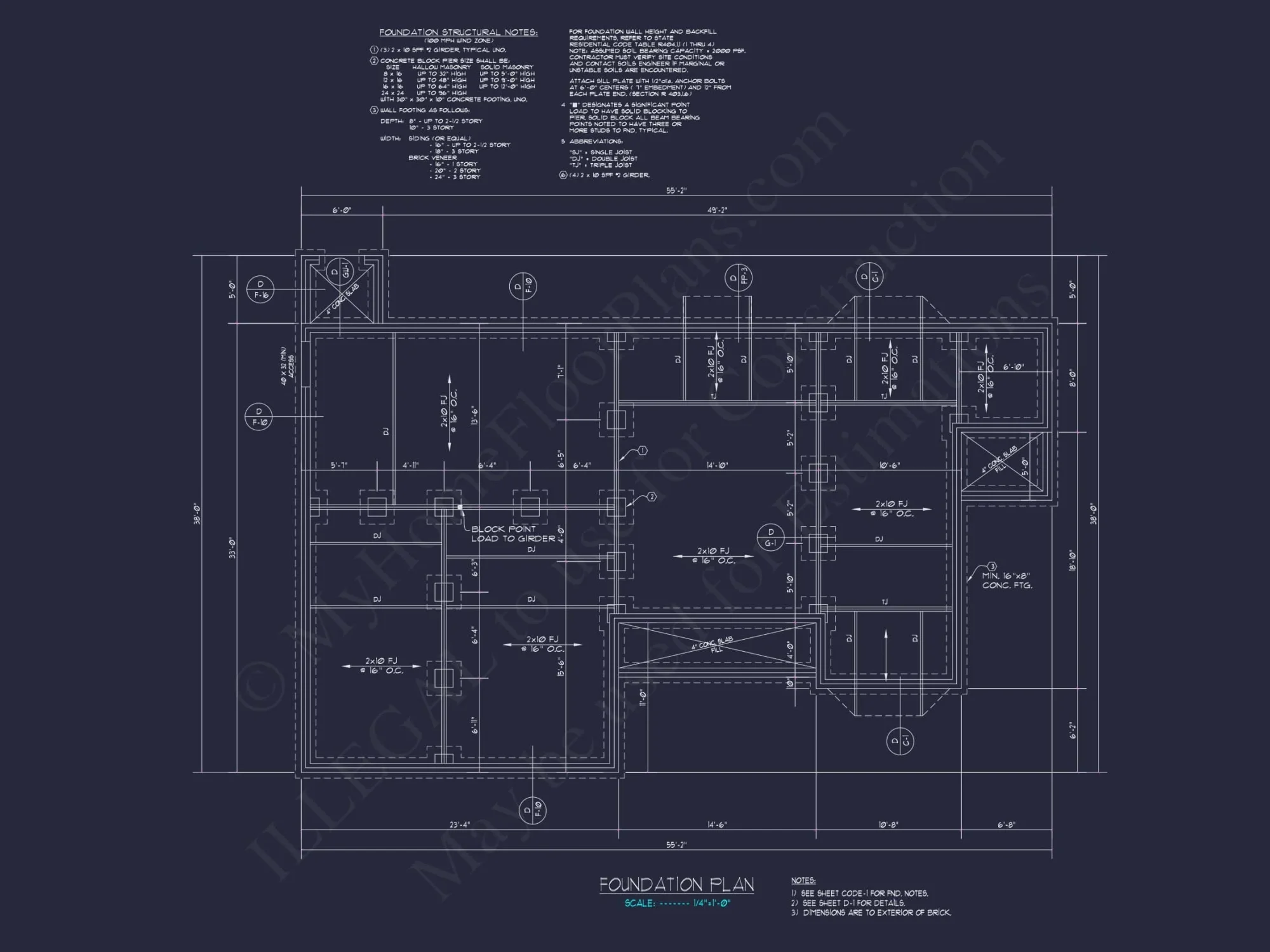 Traditional House Plan: Floor Plan & CAD Blueprint Designs