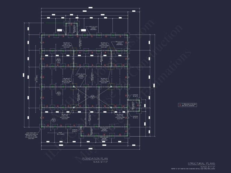 Elegant Pavilion House Plan: Architectural Blueprint CAD Designs