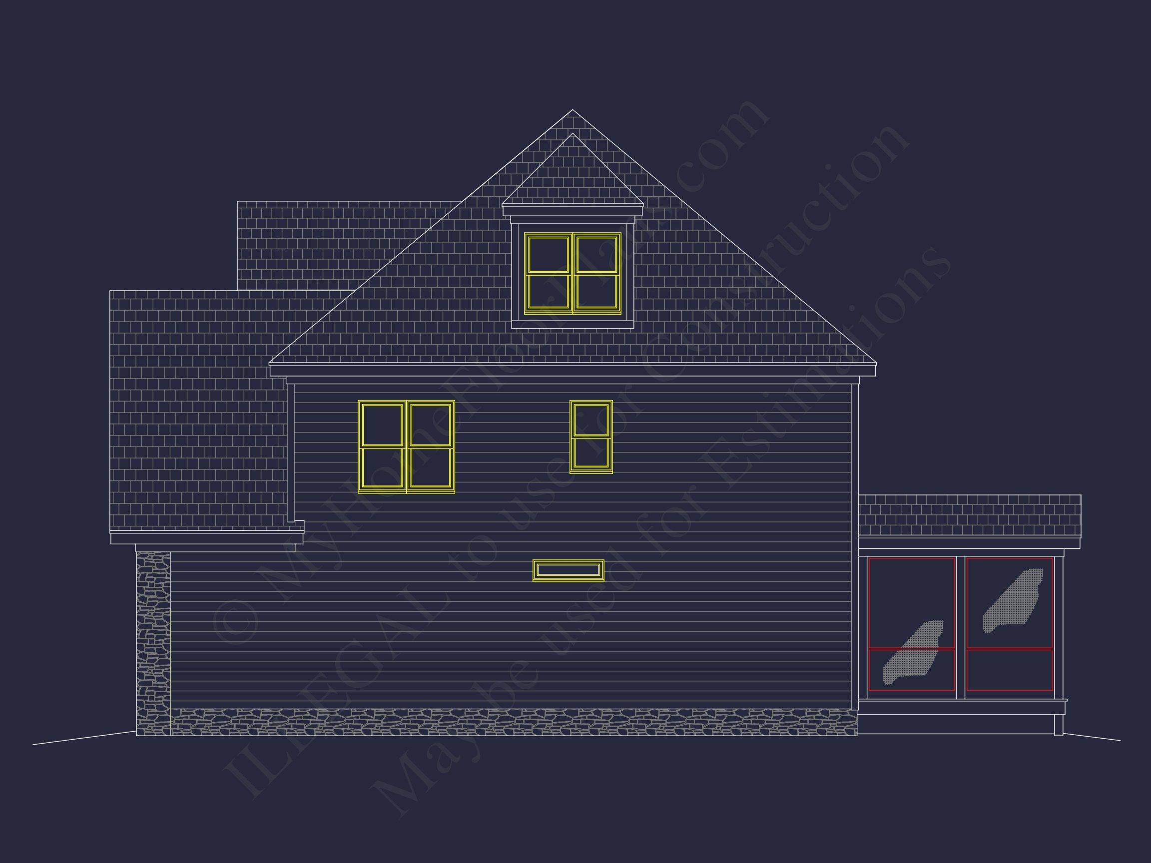 Architectural House Design with 3D Floor Plans and Blueprints