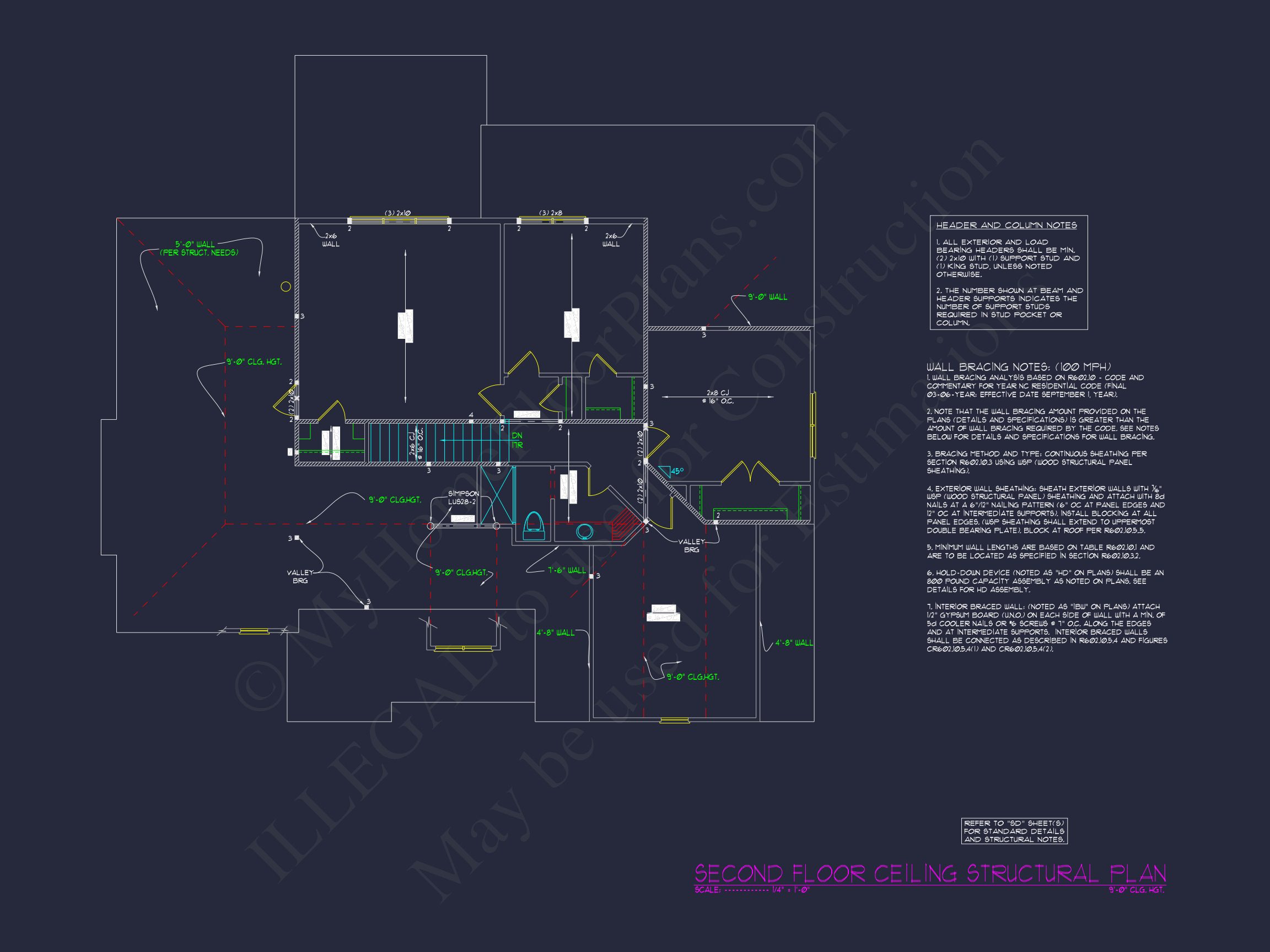 Charming 4-Bedroom House Plan with CAD Designs and Blueprint
