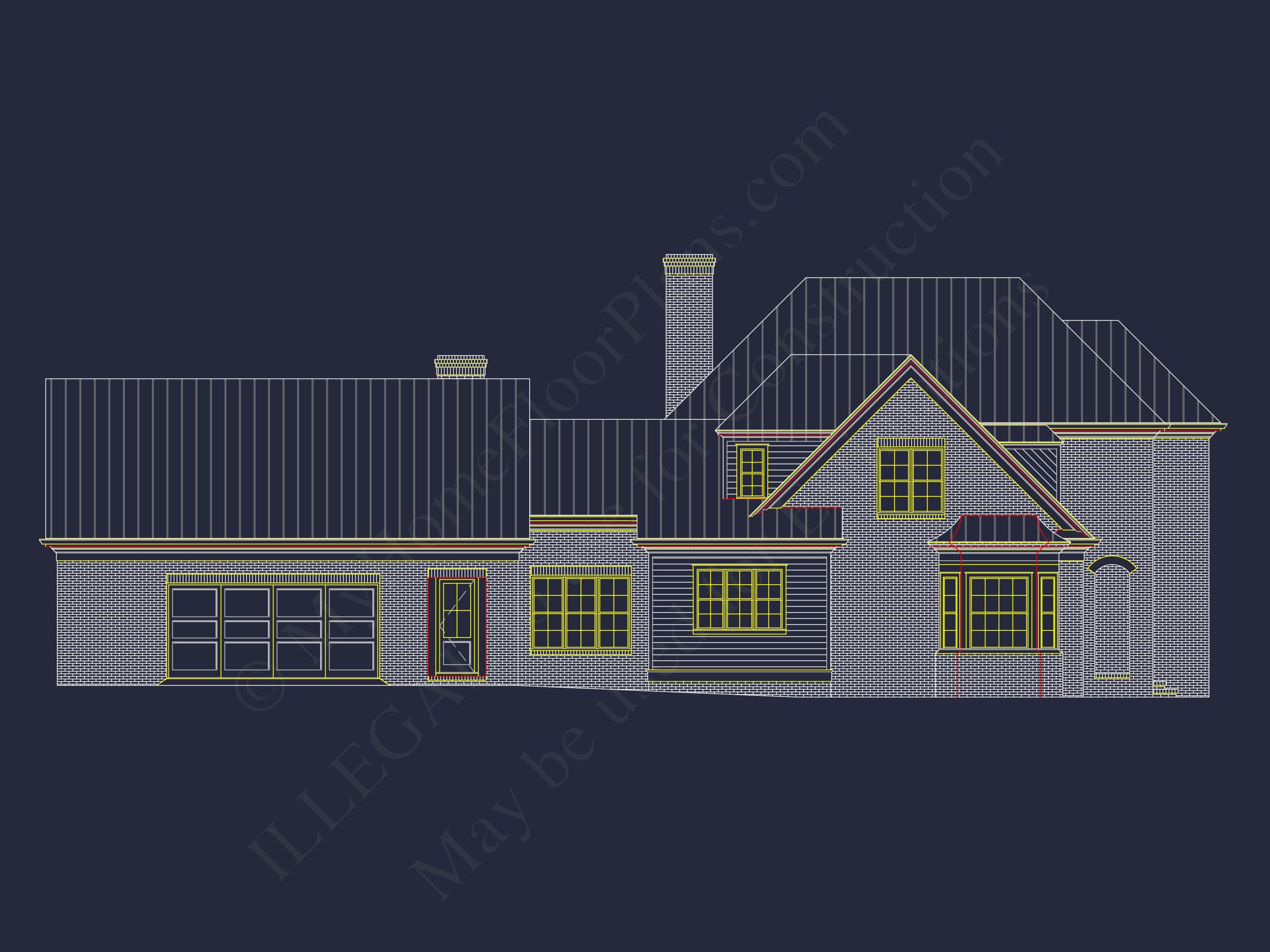 Colonial Revival house Plan - Beautiful Floor Plan & Designs