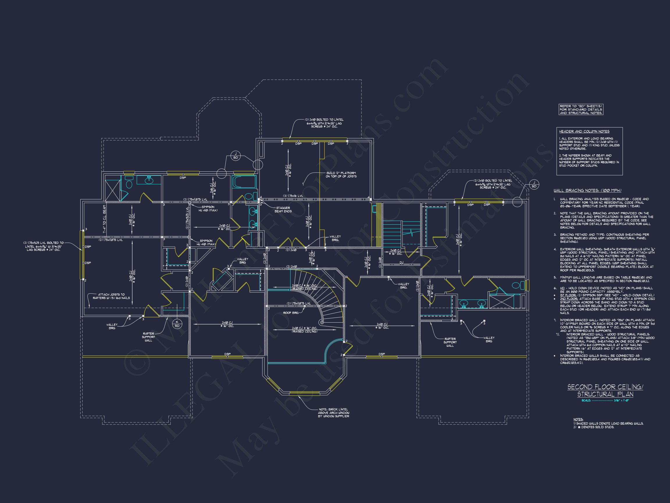 Custom House Floor Plan with Spacious CAD Designs & Blueprint
