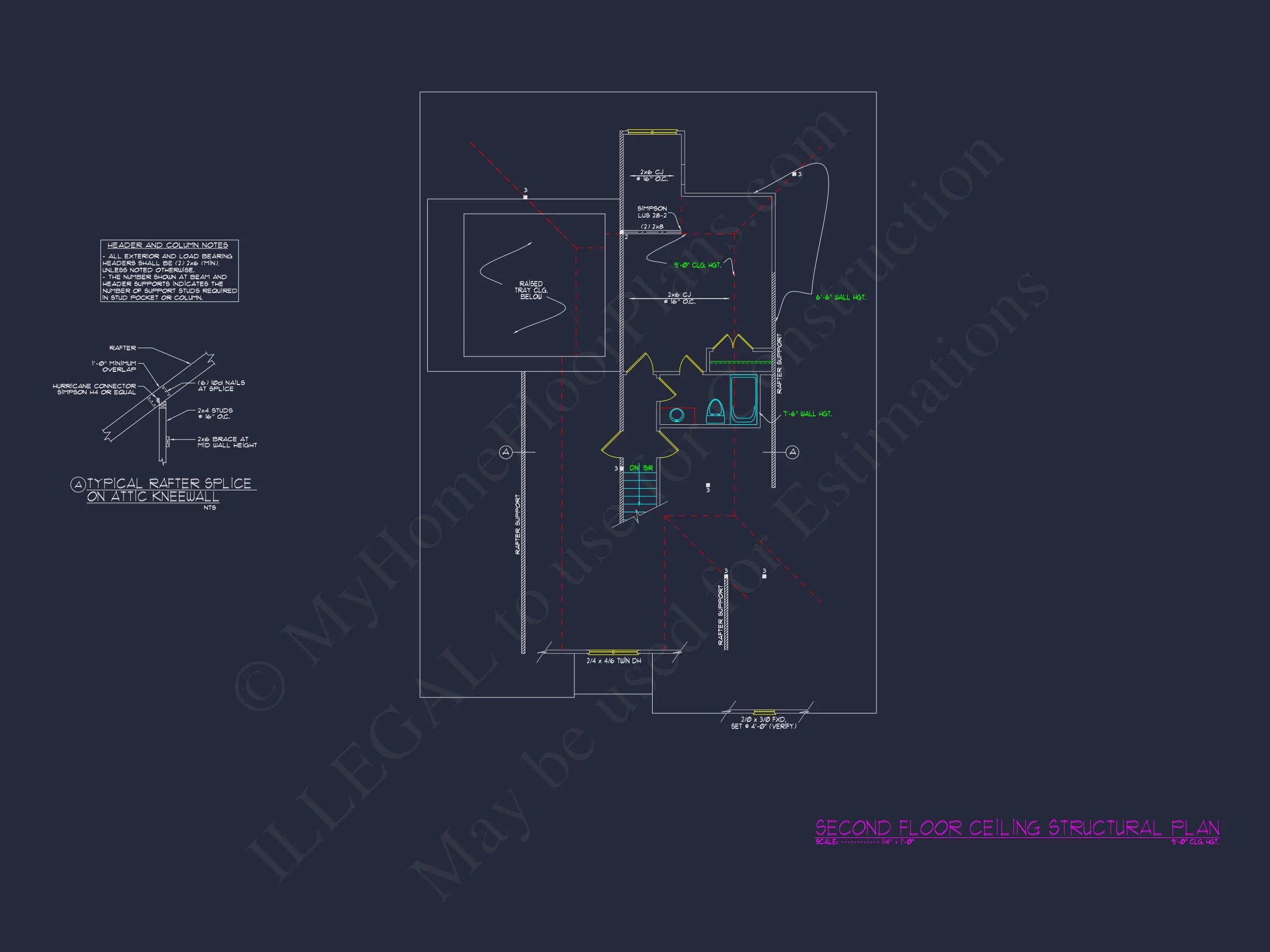 Custom House Plan with Detailed Blueprints and CAD Designs