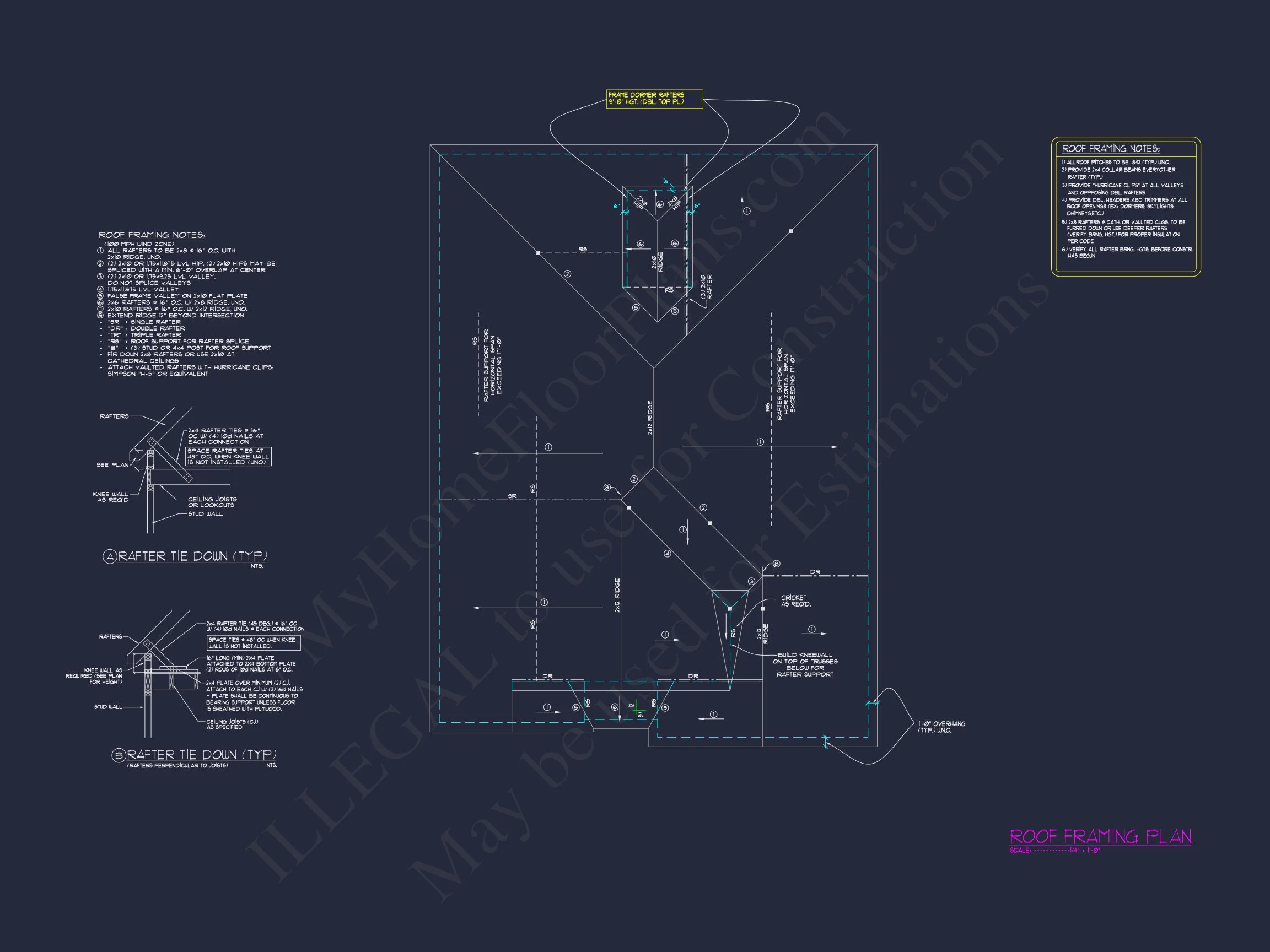 Custom House Plan with Detailed Blueprints and CAD Designs