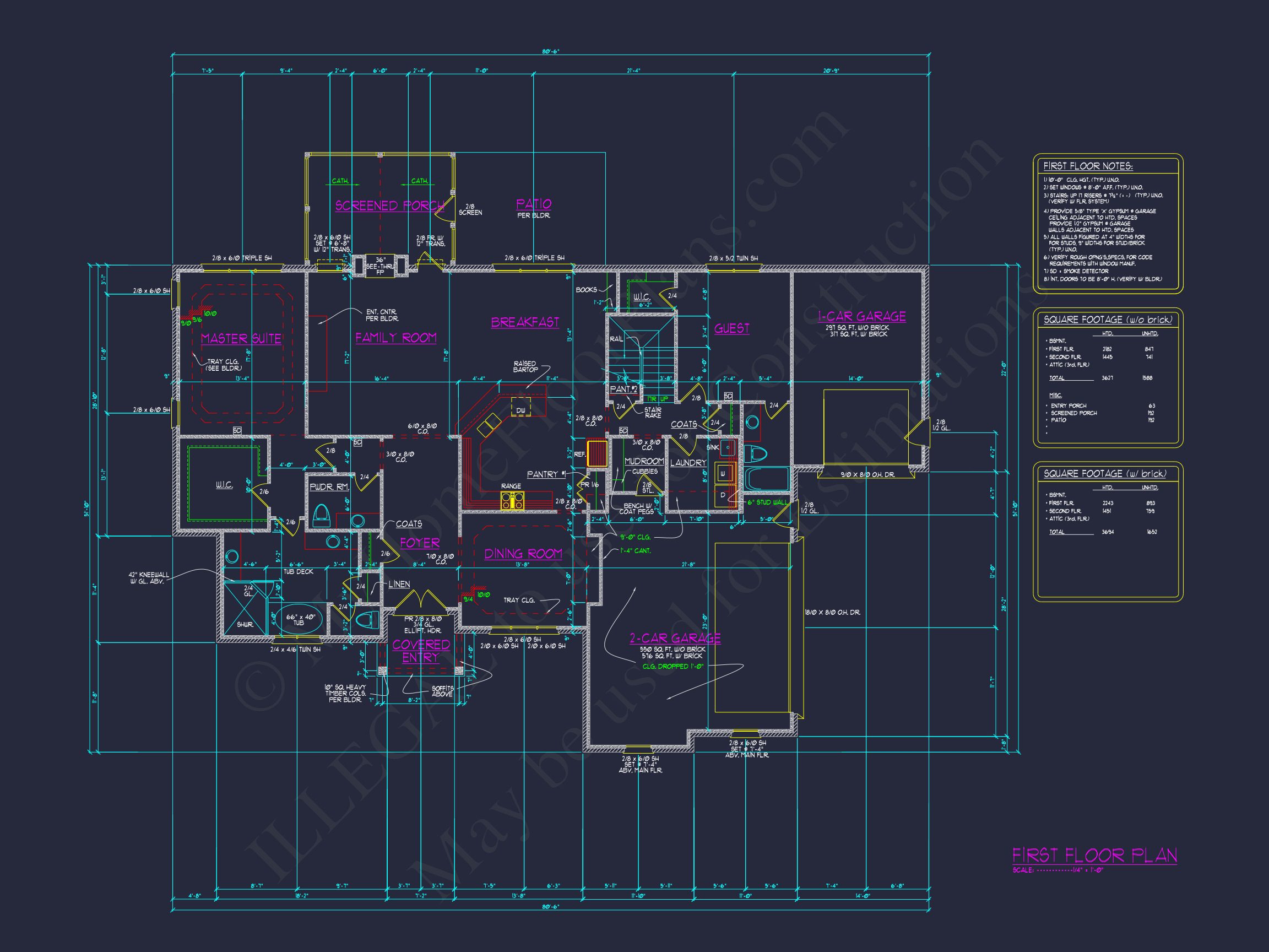 Customize Your Dream House Design: Floor Plan Blueprint with CAD