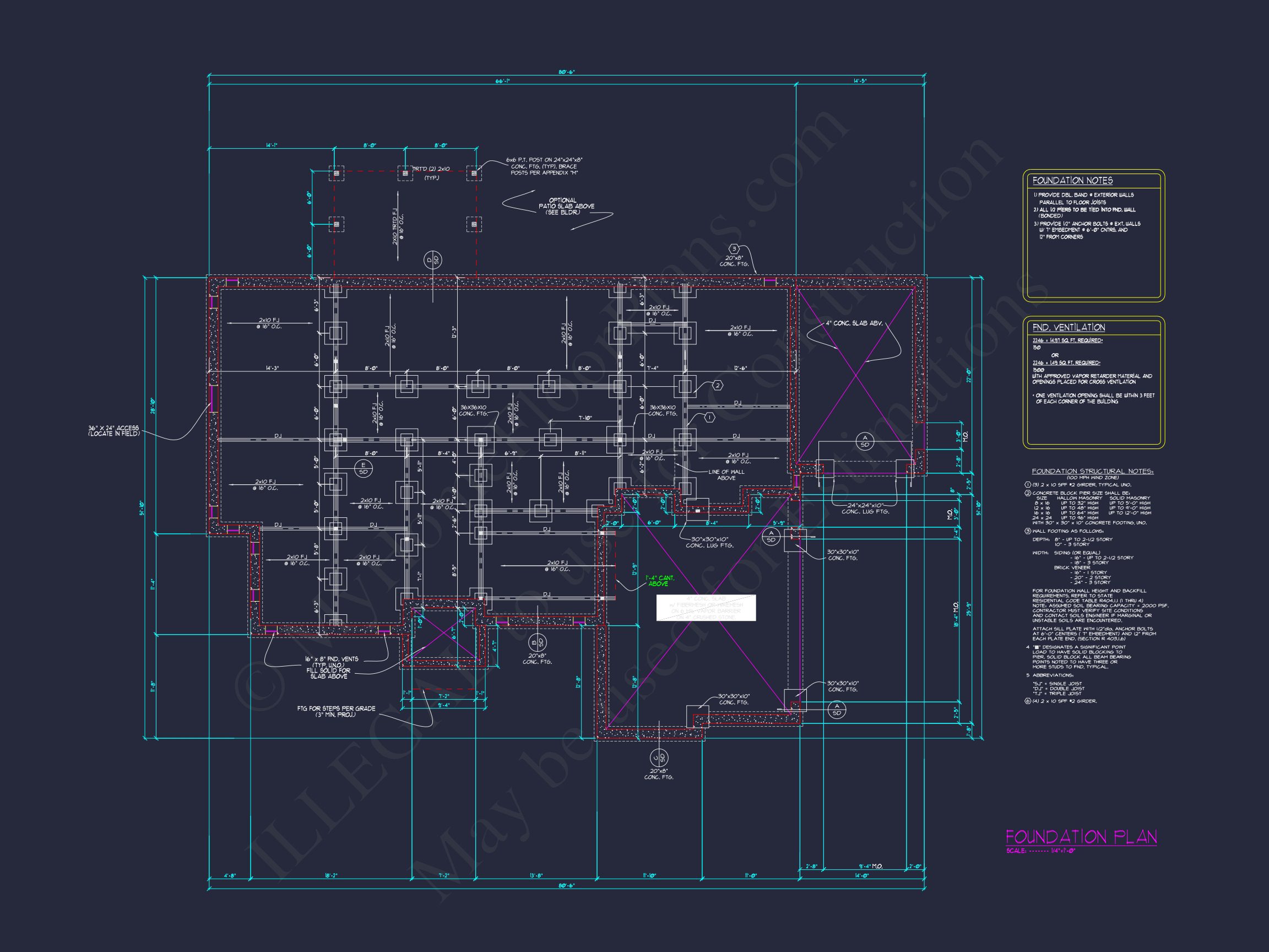 Customize Your Dream House Design: Floor Plan Blueprint with CAD