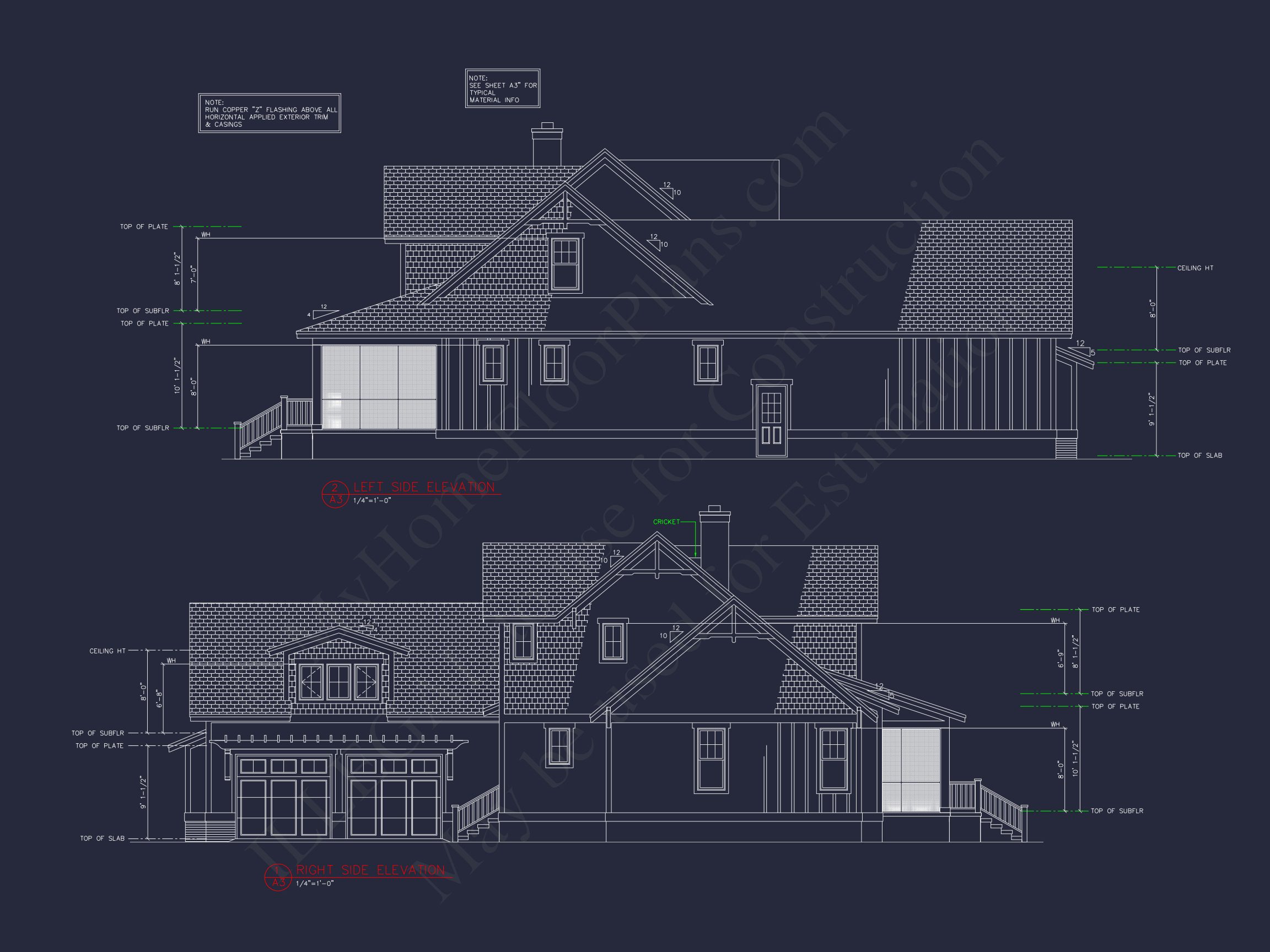 Elegant House Floor Plan with Blueprint & CAD Designs