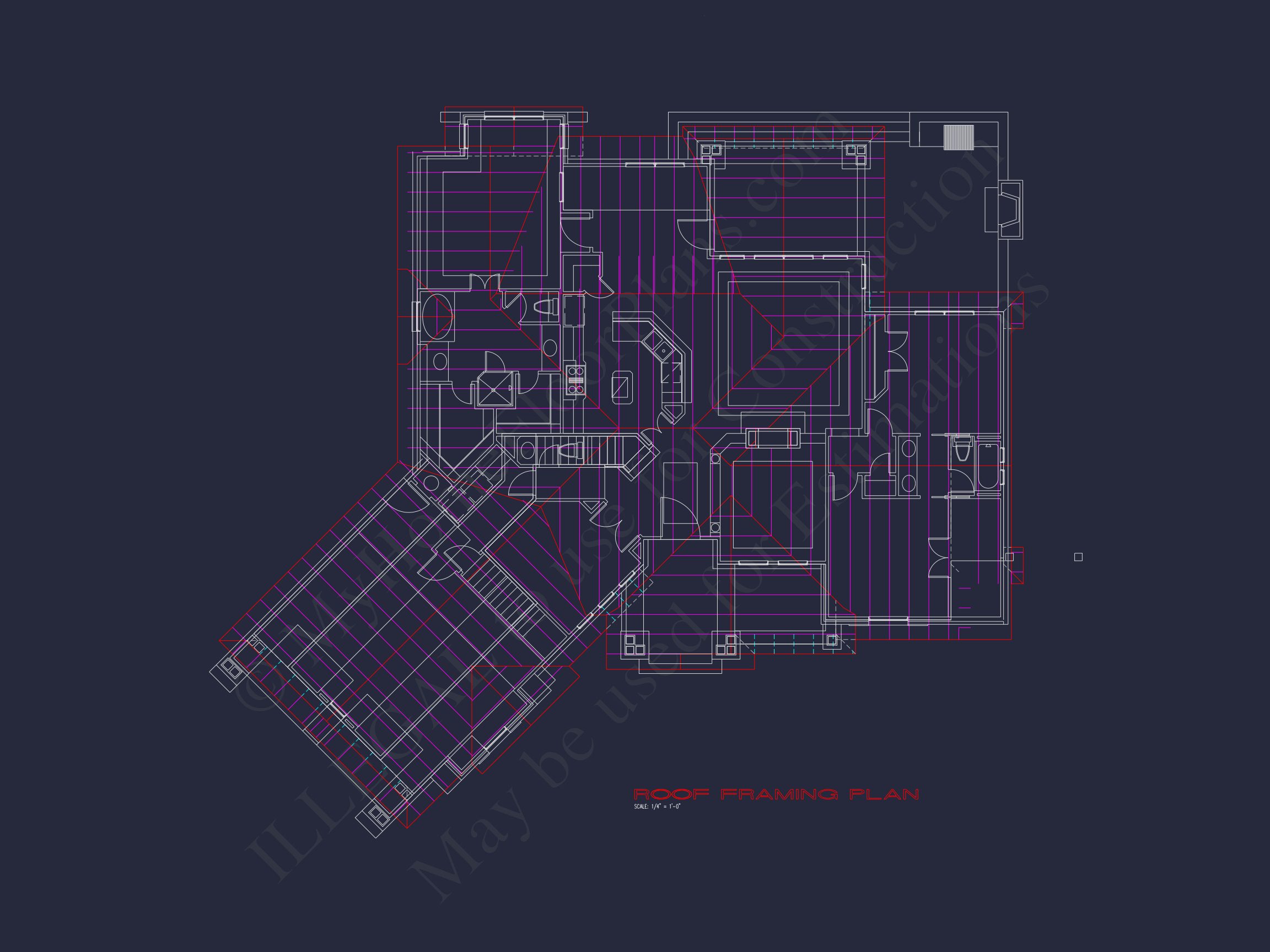 Elegant House Floor Plan with Detailed CAD Architecture Designs