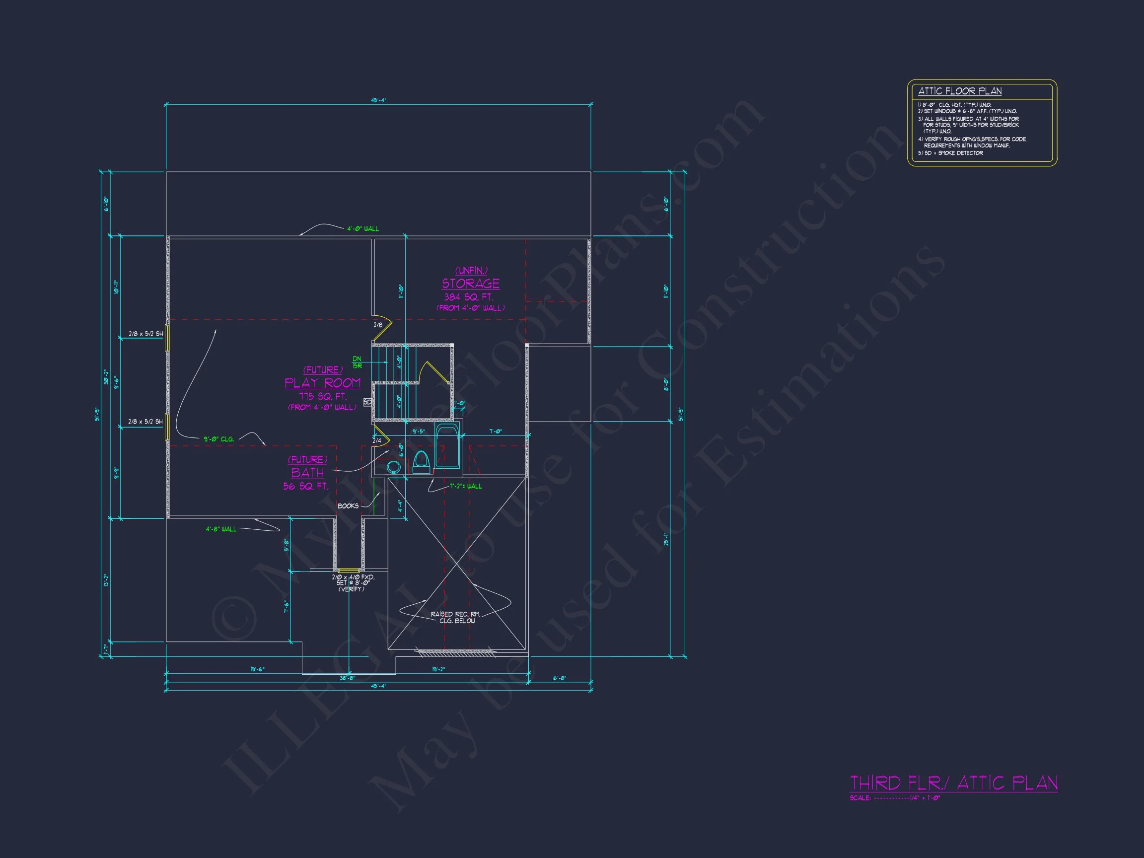 Farmhouse House Floor Plan with CAD Blueprint Designs