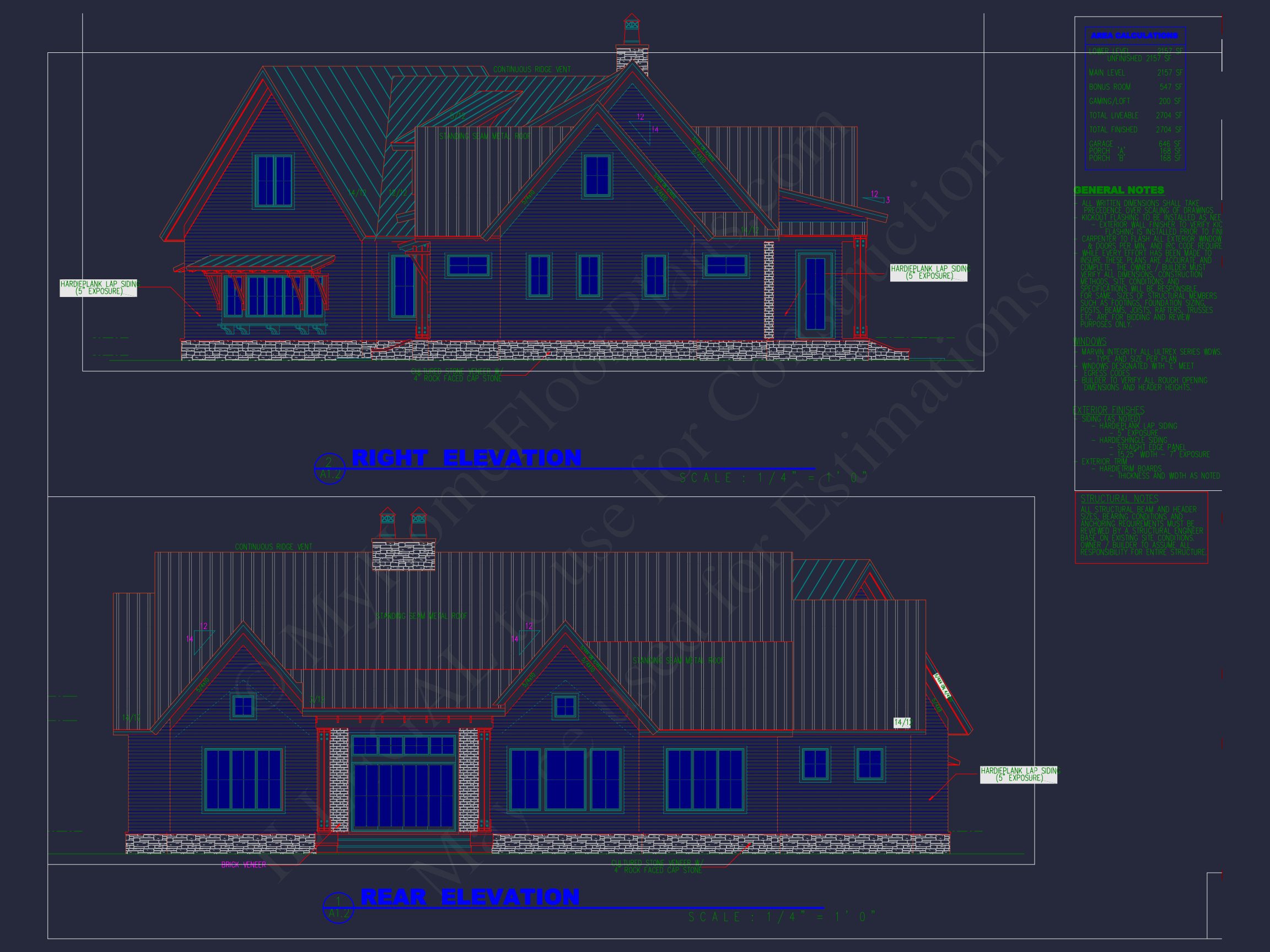 House Designs: 1.5-Story Craftsman Blueprint with Open Floor Plan