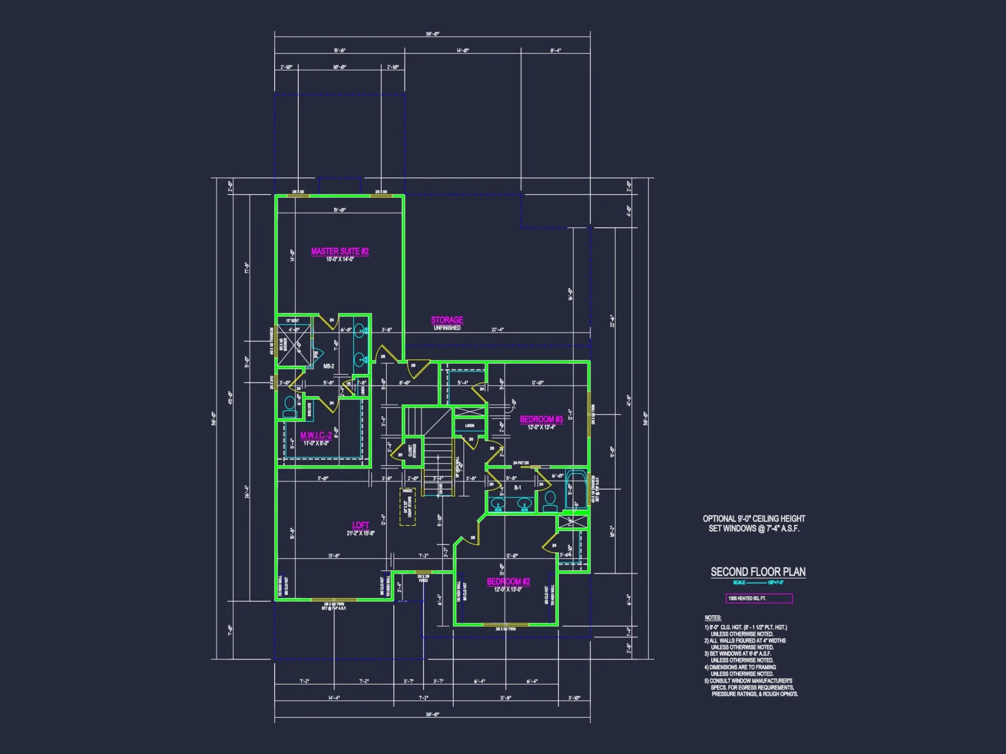 Modern Craftsman House Plan with Detailed Blueprint Designs