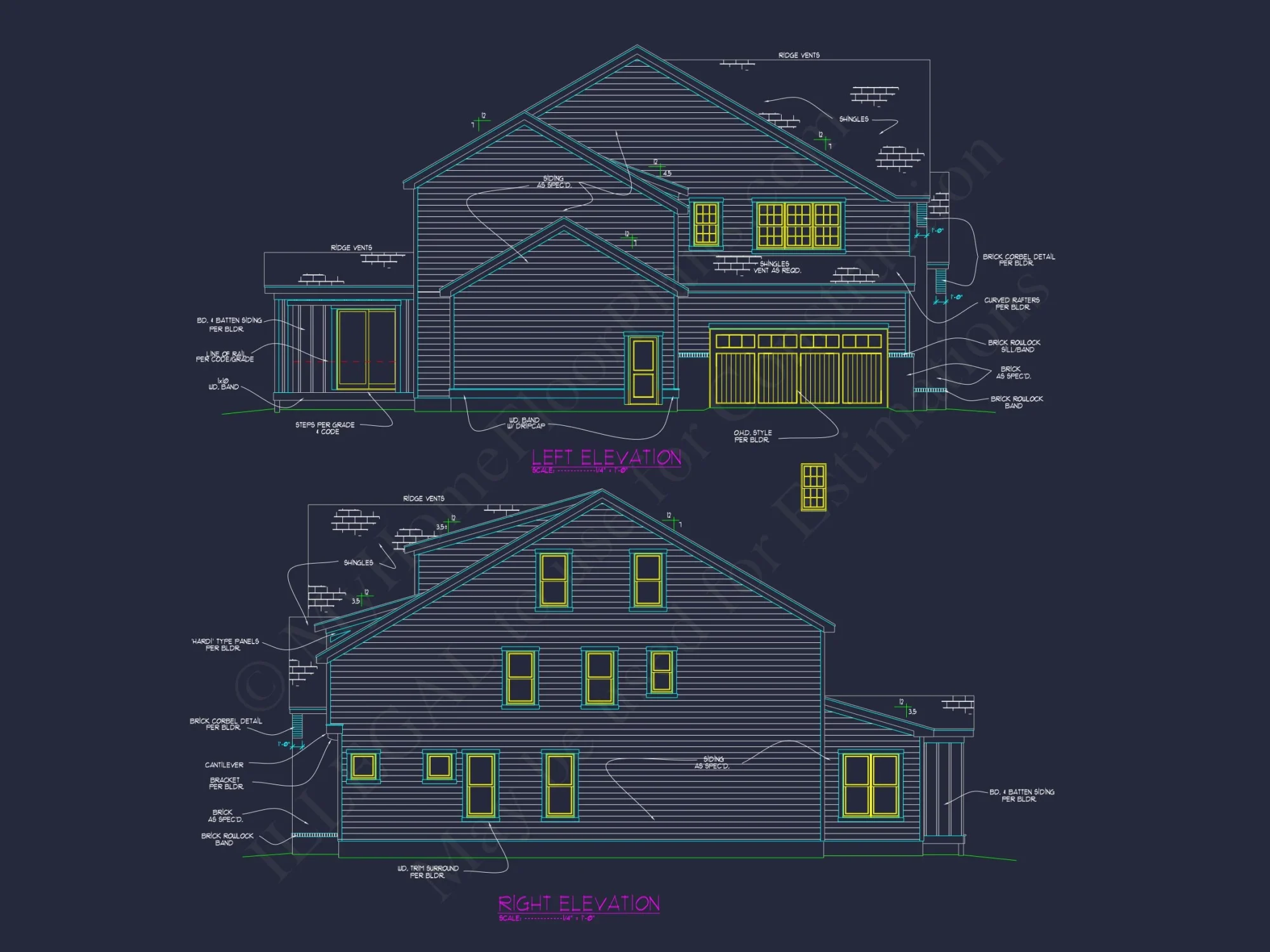 Modern Suburban House Plan with 3 Floors and Spacious Layout