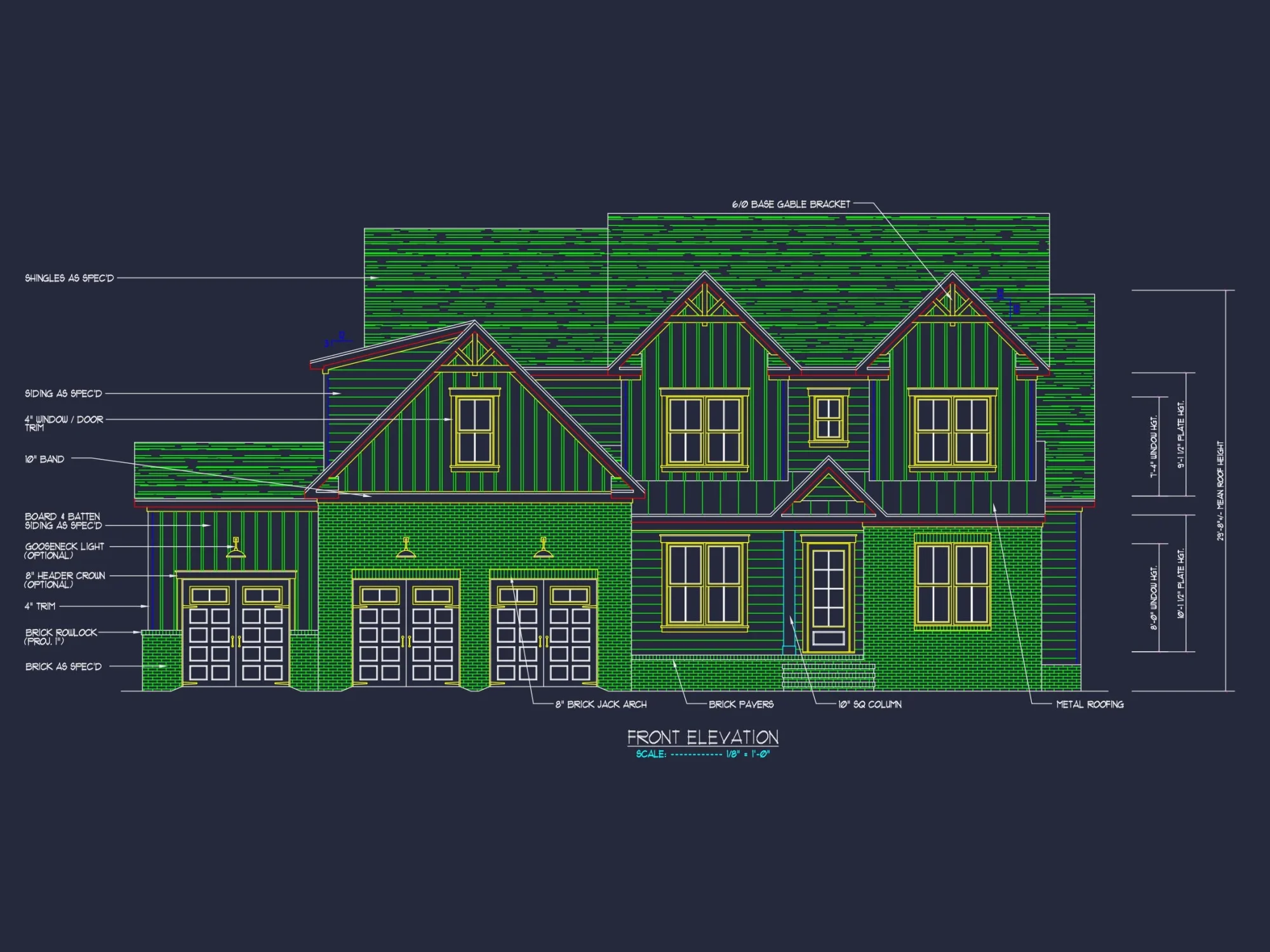 Spacious House Floor Plan with CAD Layout, Architecture Designs
