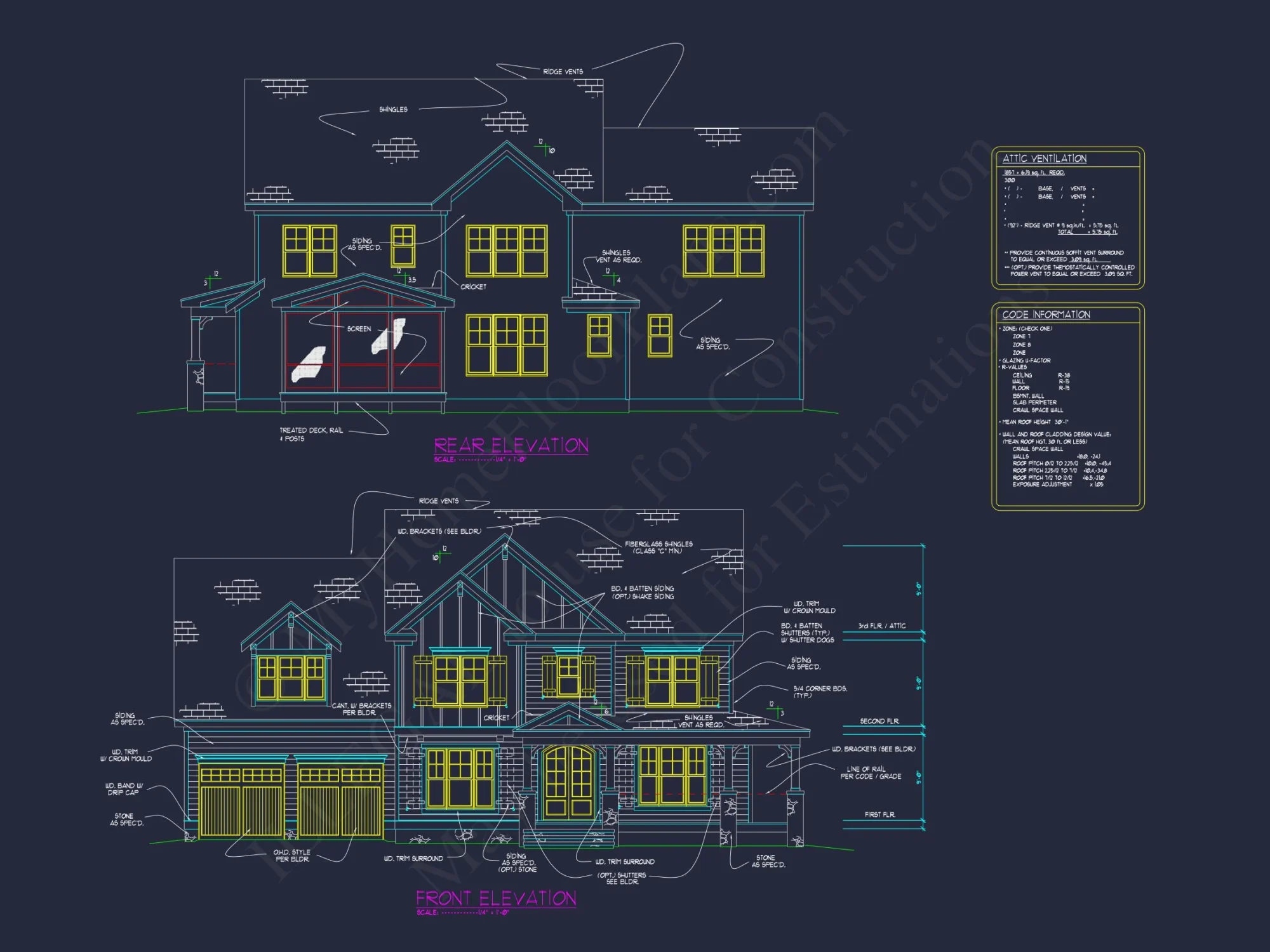 Traditional CAD House Floor Plan | Blueprint Designs