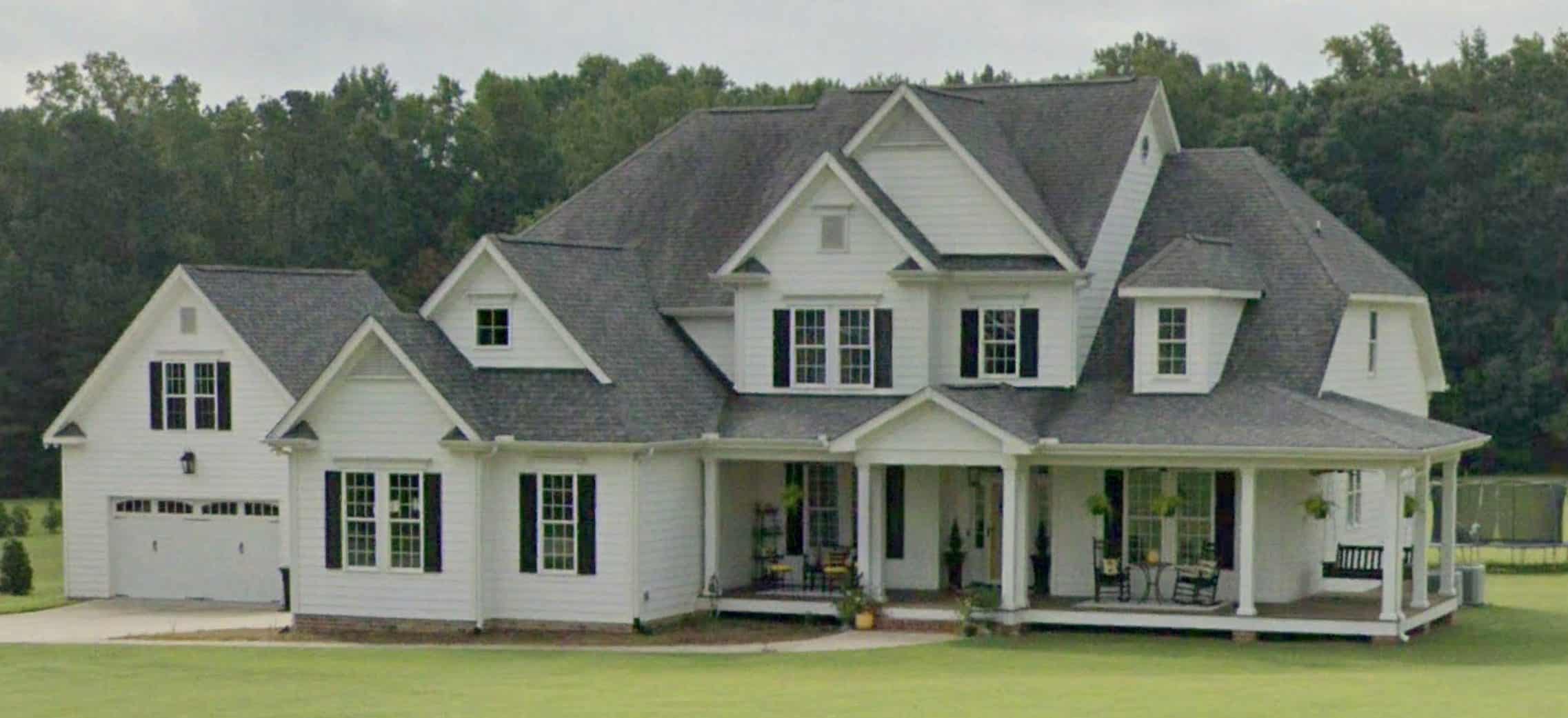 Traditional Farmhouse House Plan with Detailed CAD Designs