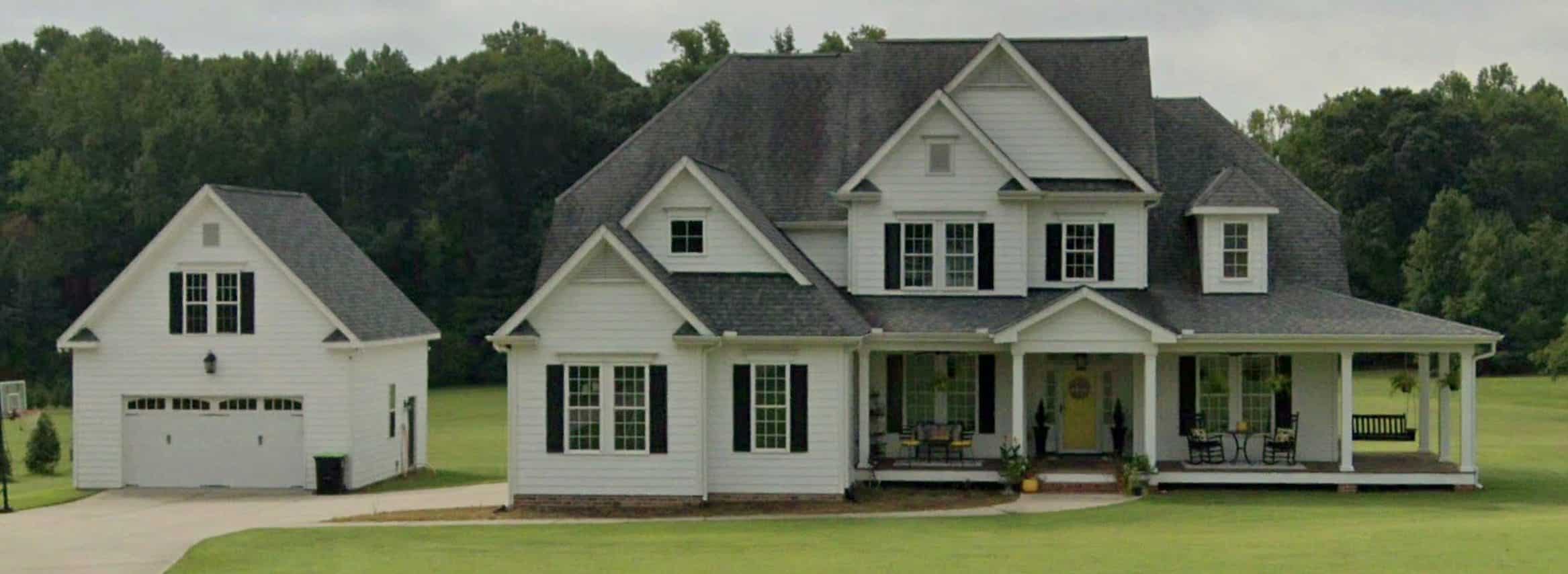 Traditional Farmhouse House Plan with Detailed CAD Designs