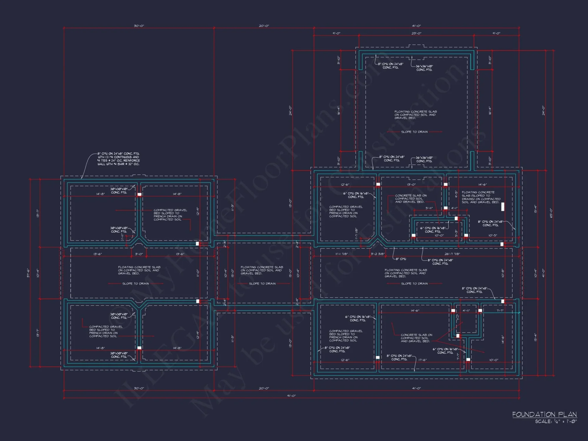Horse Stable House Plan with 4-Bay Garage | Blueprint Designs